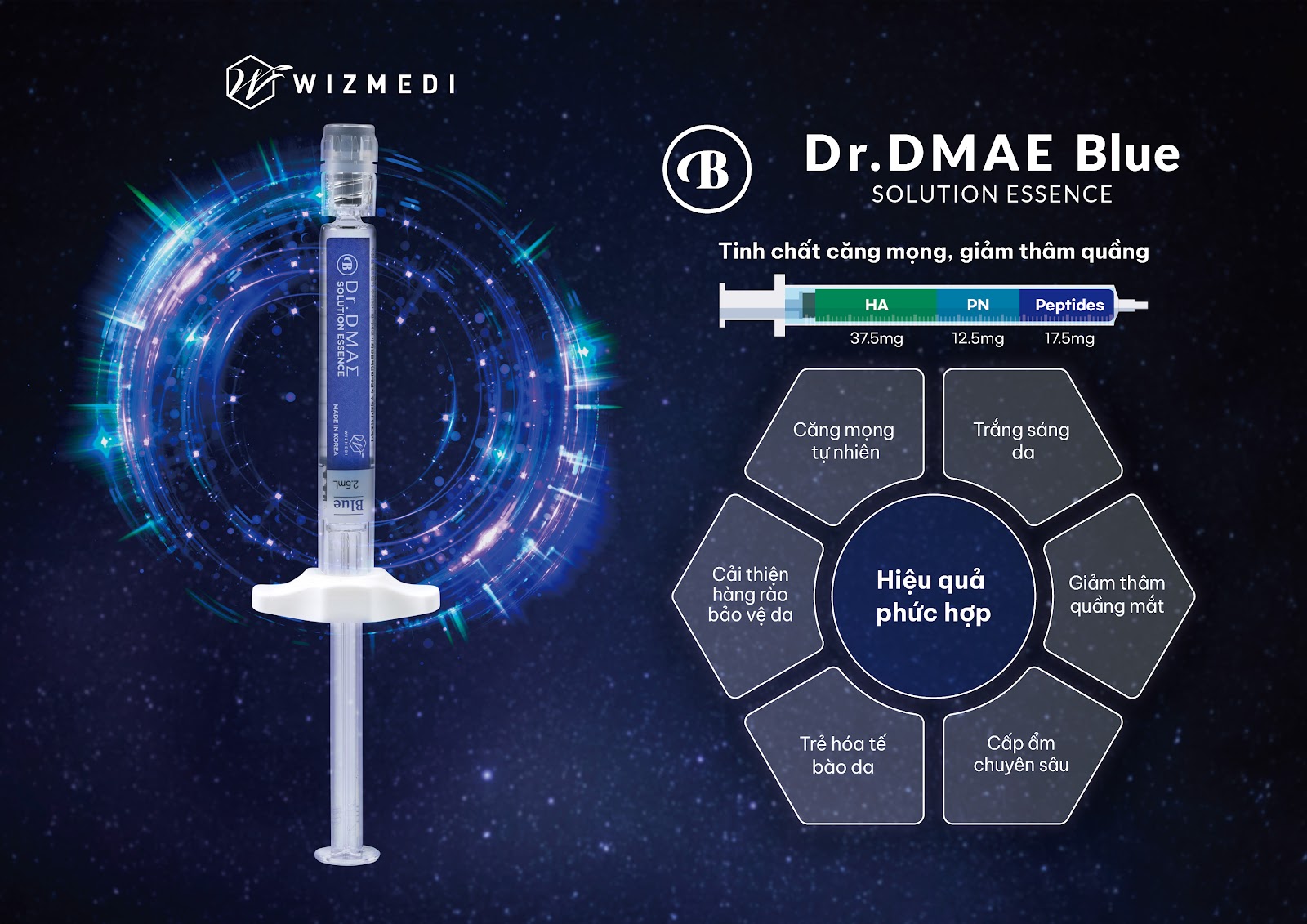 Dr. DMAE Solution Essence Blue - IDAX EXPO